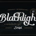 Blacklight - A Vintage Script Font - Etsy
