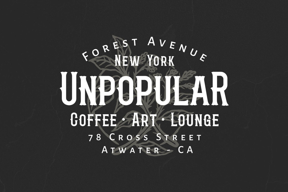 Crow Bait A Vintage Font Style - Etsy