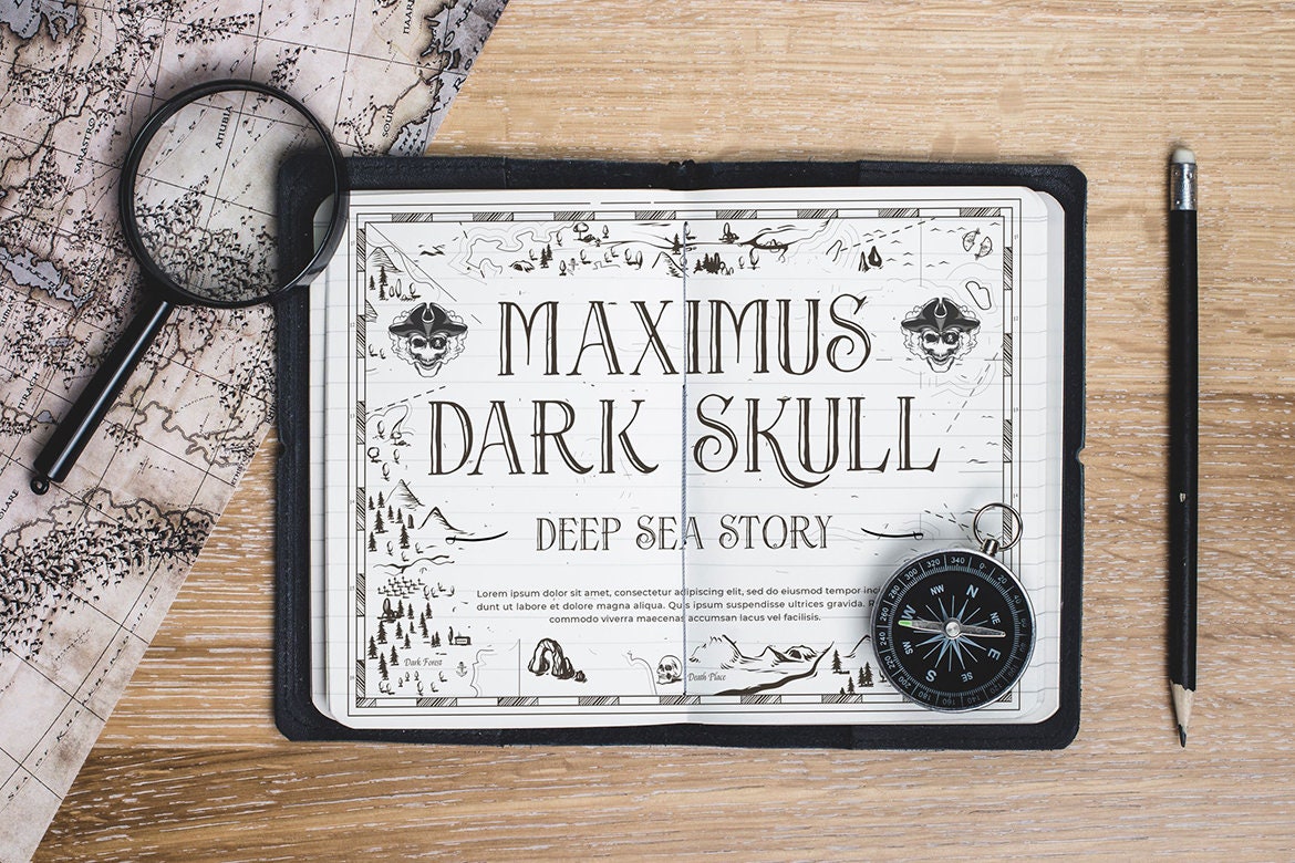 Pirate Hunter - Pirates Fantasy Font - Etsy
