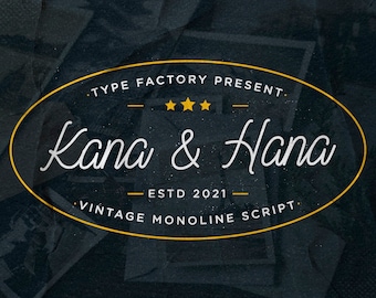 Hana Font - Etsy