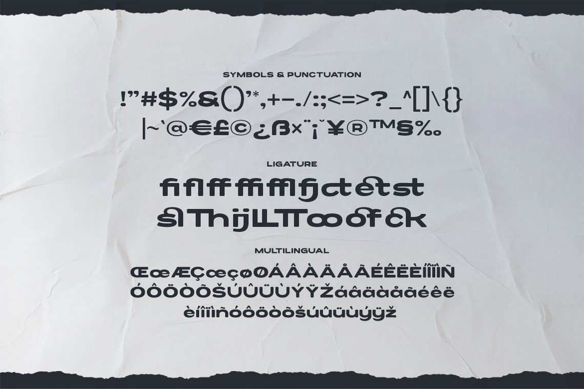 Mudclaw - Extended Sans Font - Etsy