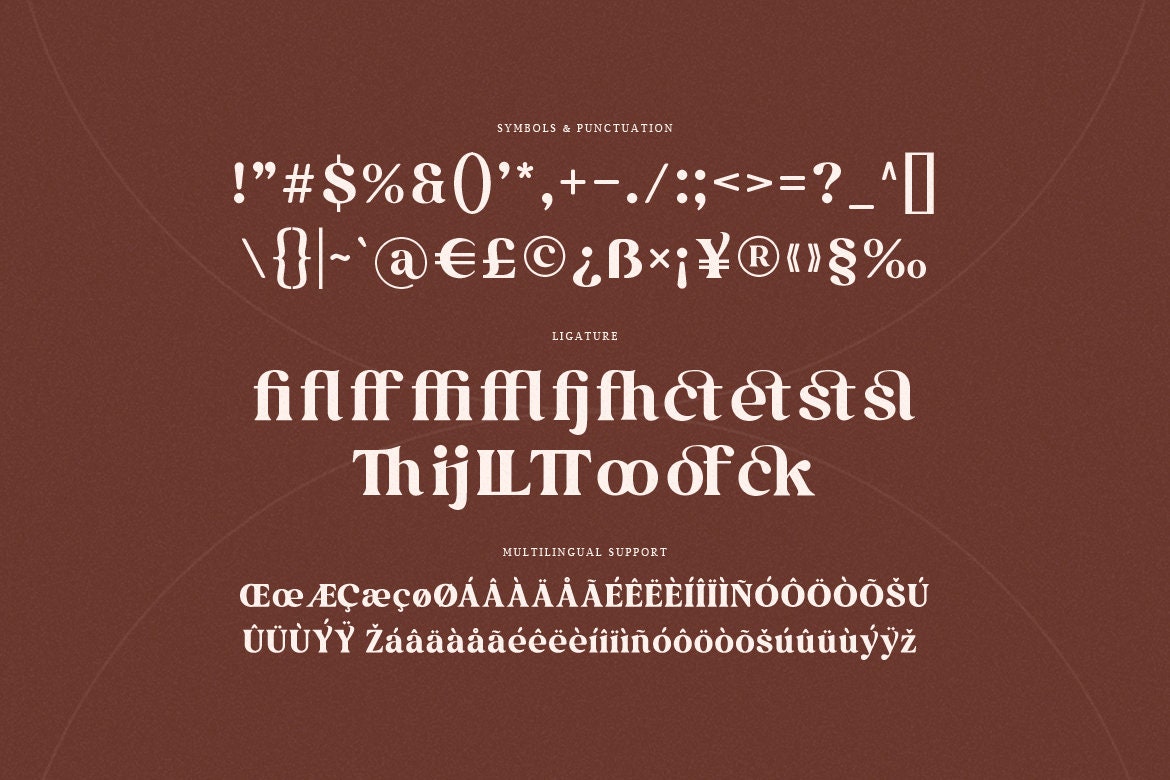 Elmond - Bold and Stylish Serif Font - Etsy