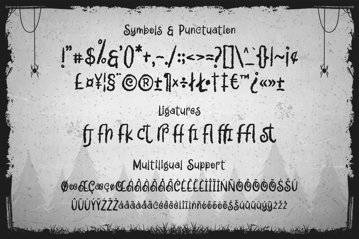 Horrific - Horror and Scary Font Style - Etsy