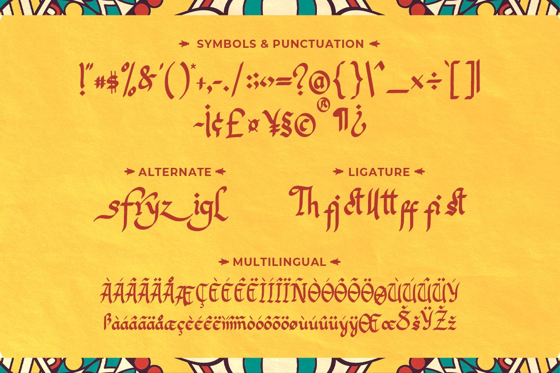 King Malik – Turkish Font - Etsy