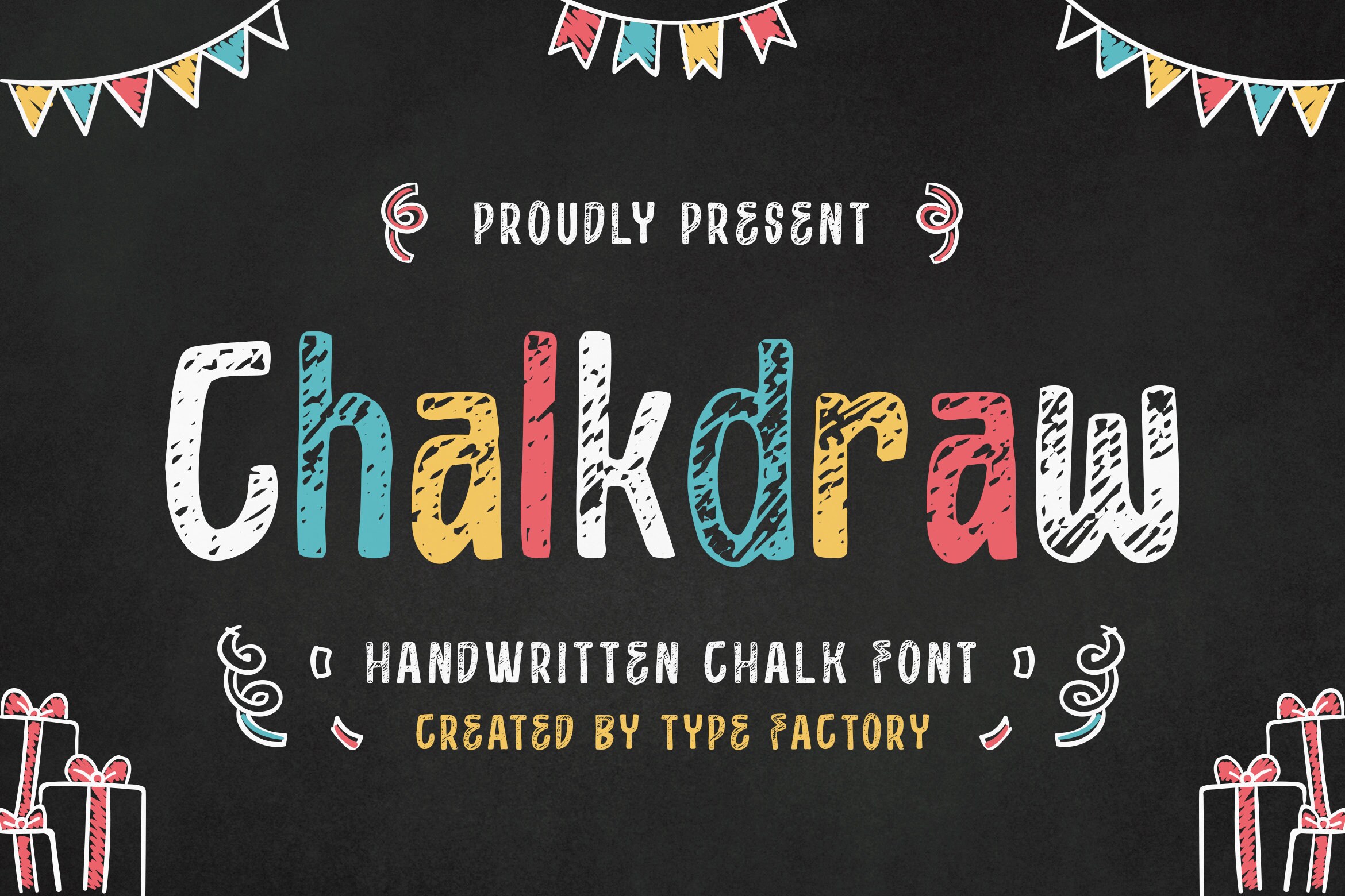 Chalkdraw - Handwritten Chalk Font - Etsy