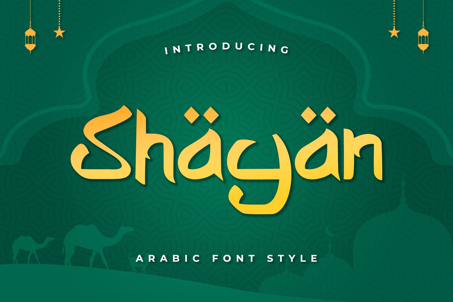 Shayan Arabic Font | Etsy