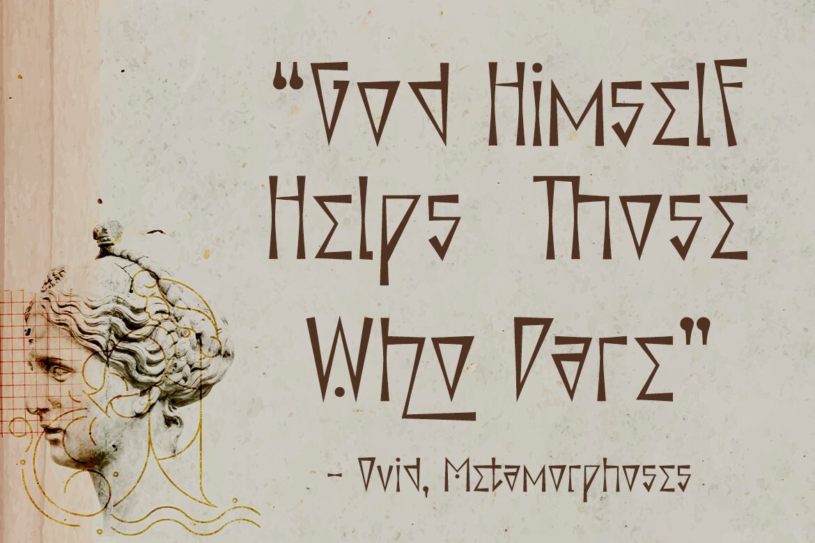 Daewon - Greek Font Style - Etsy