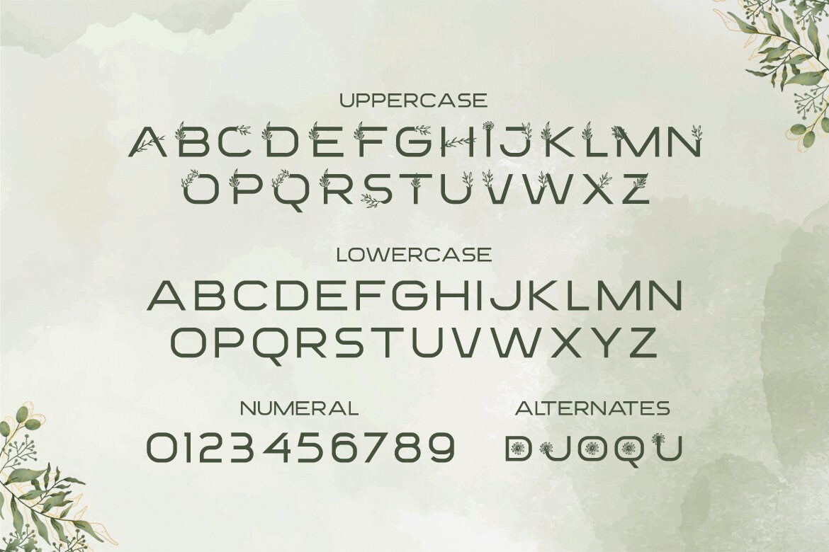 Gardener - Garden Font Style - Etsy