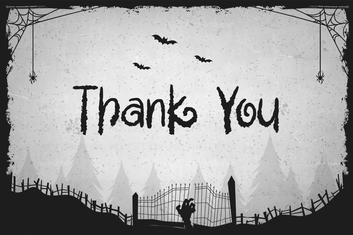 Horrific - Horror and Scary Font Style - Etsy