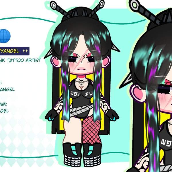 Vtuber Model Cyberpunk - Etsy