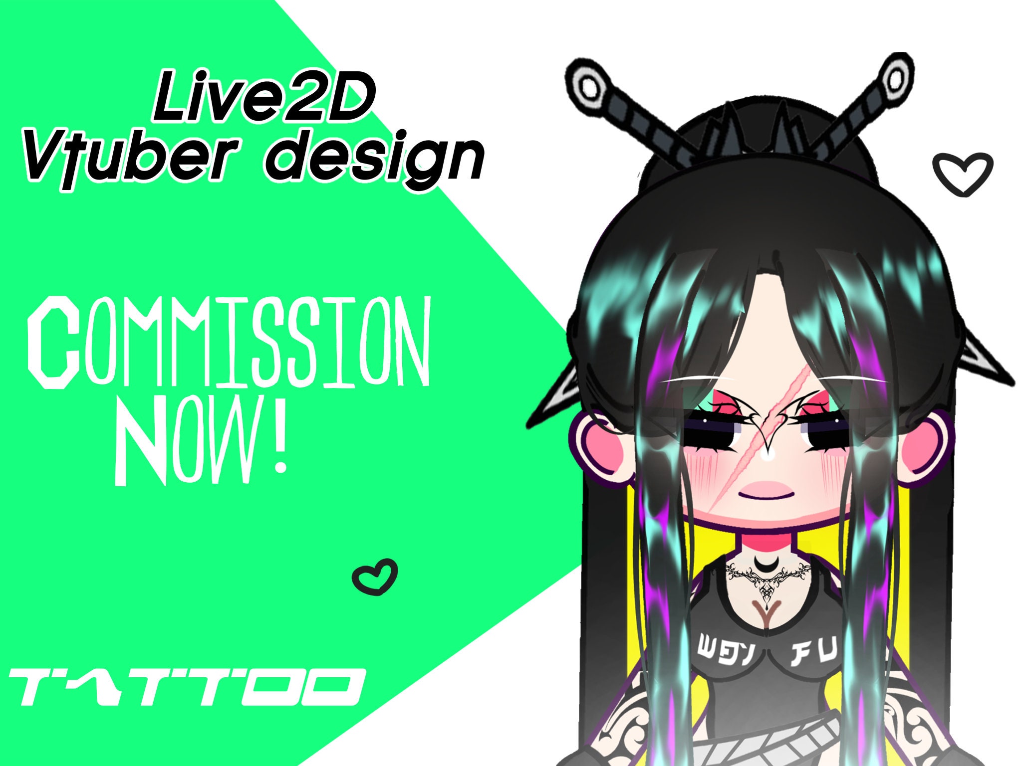 Custom Half Body Live2d Vtuber Model | Gacha Chibi Model | Ready to Be ...