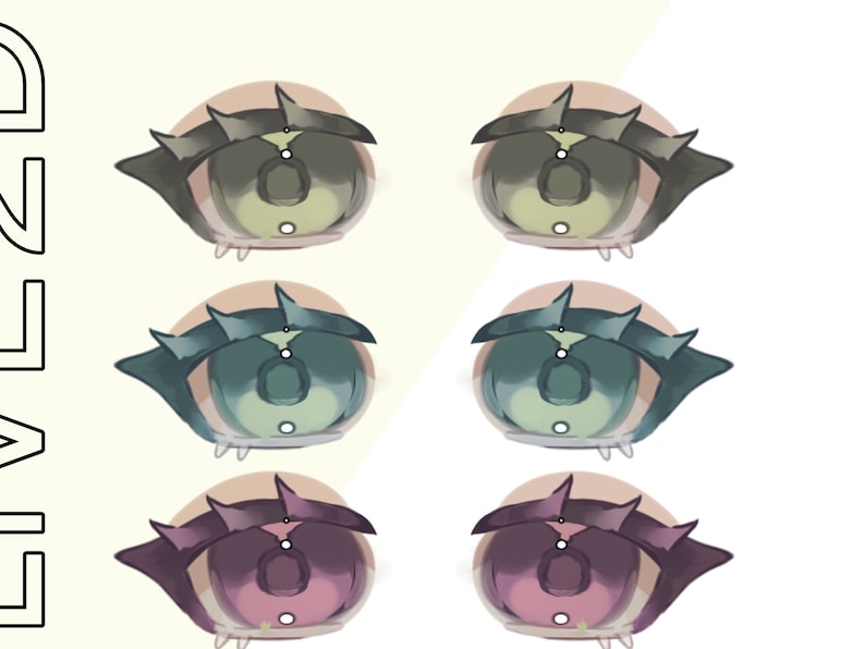 Vtuber Eye Jelly Texture | for Vtubing Virtual Streaming | Live 2d ...