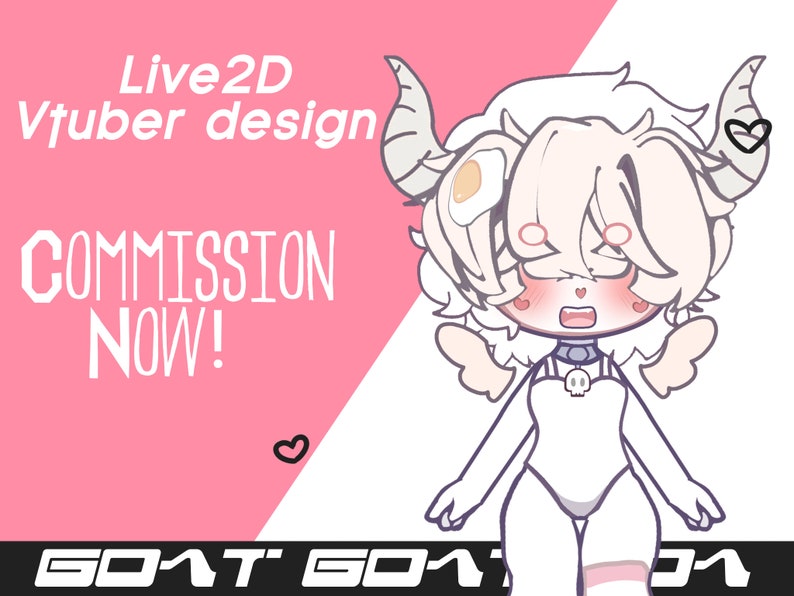 Custom Full Body Live2d Vtuber Model Gacha Chibi Model Ready to Be Rigged Live2d Commission ...