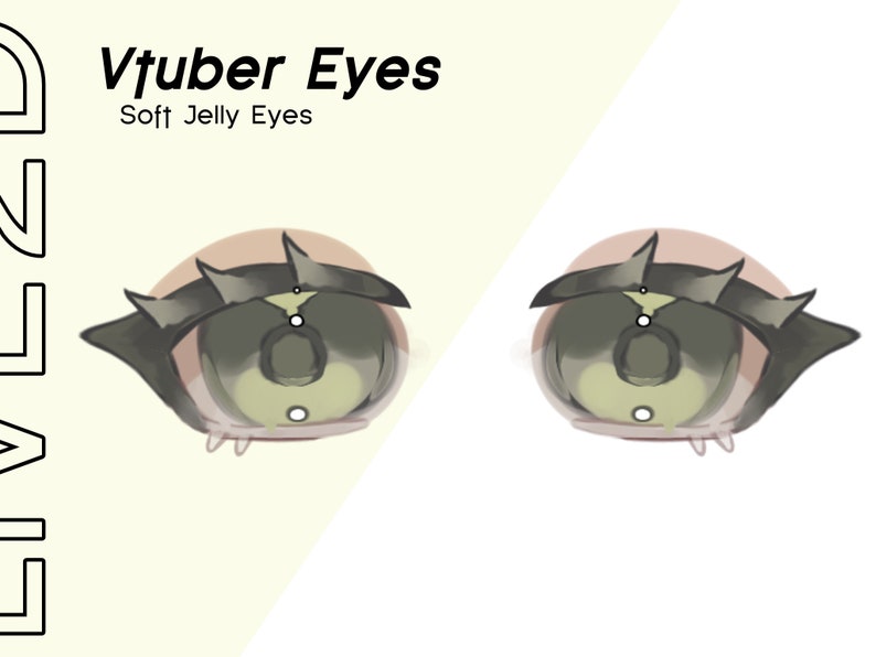 Vtuber Eye Jelly Texture | for Vtubing Virtual Streaming | Live 2d ...