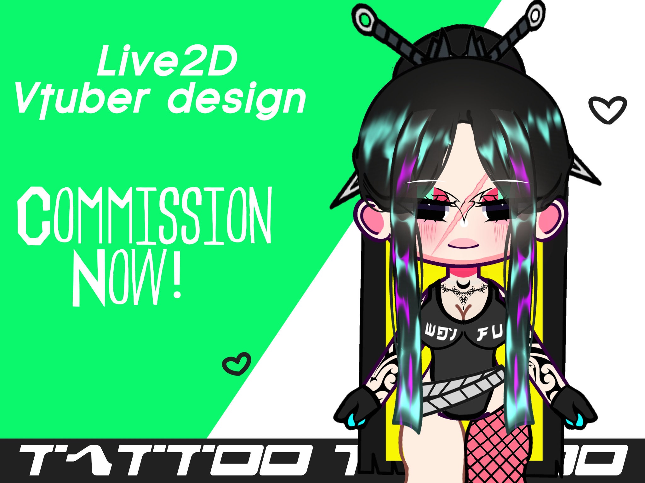 Custom Full Body Live2d Vtuber Model Gacha Chibi Model Ready - Etsy ...