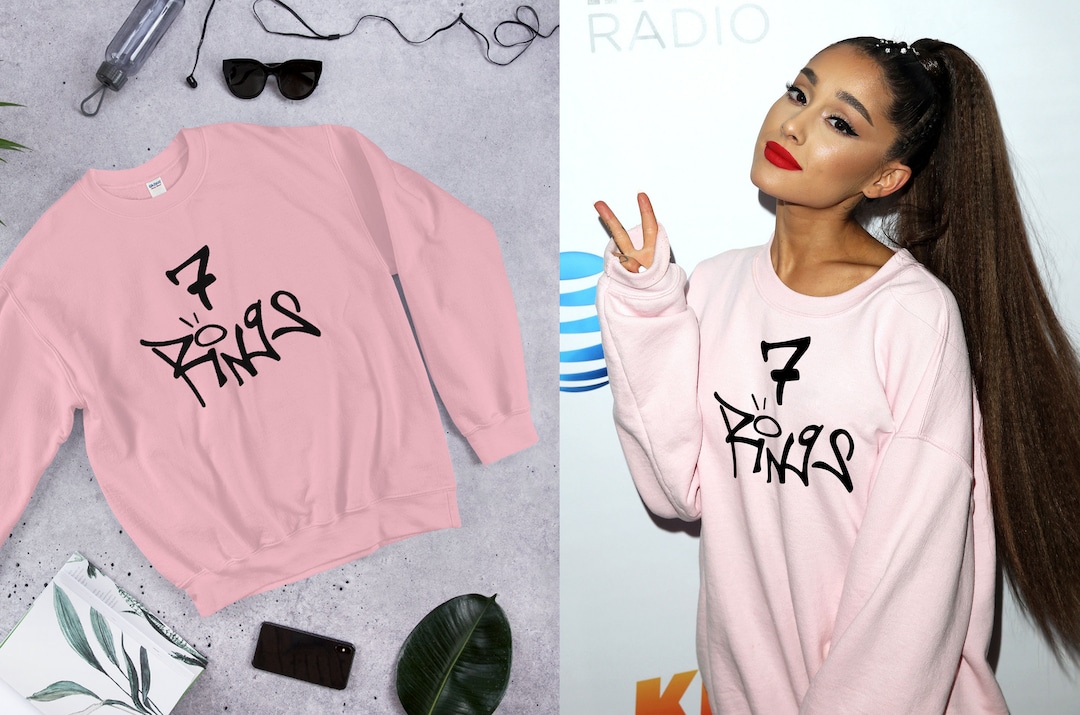 Ariana Grande 7 Rings Sweatshirt Dress Women Ariana Grande Seven Rings ...
