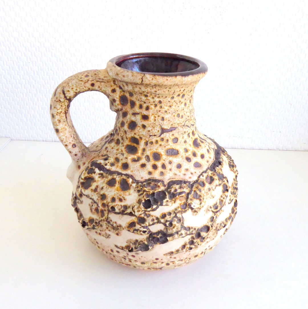 Bay Ceramic Vase Fat Lava 60s - Etsy