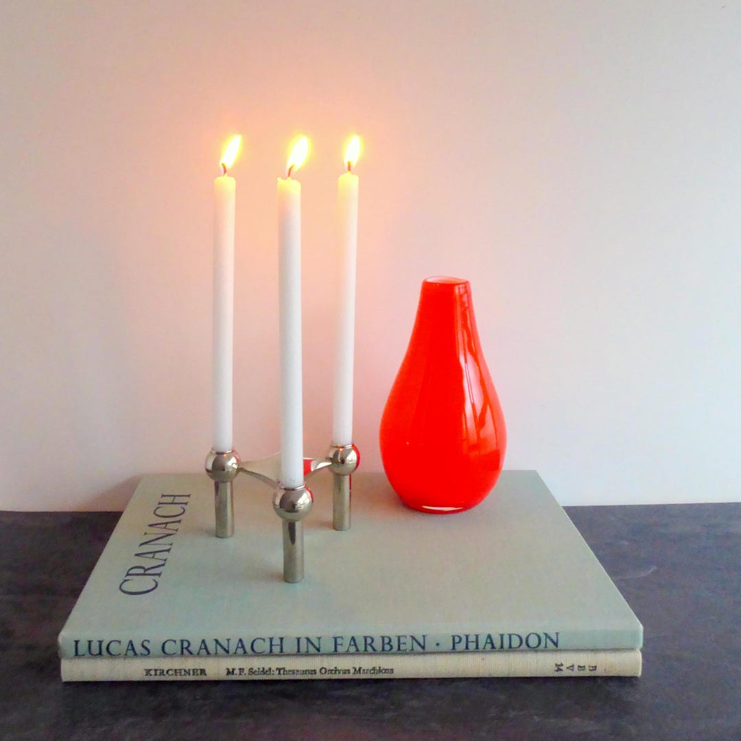 Candle Holder Nagel Design With Candles, Module Candle Holder 70s ...