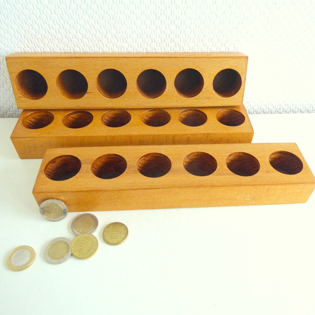 Storage Teak Wood, Stamp Storage, Sorting Box Small Parts, Office Decor ...