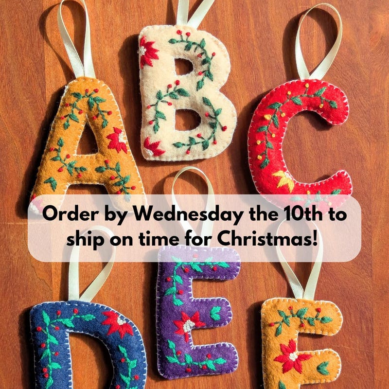 Yarn Fabric Ornament - Etsy