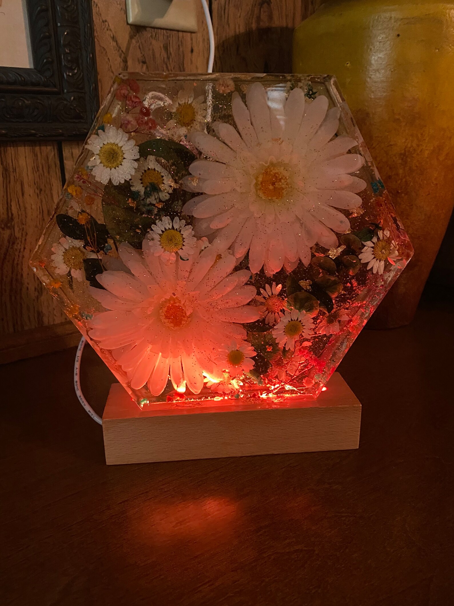 Custom Epoxy Resin Accent Lamp/ Nightlight - Etsy