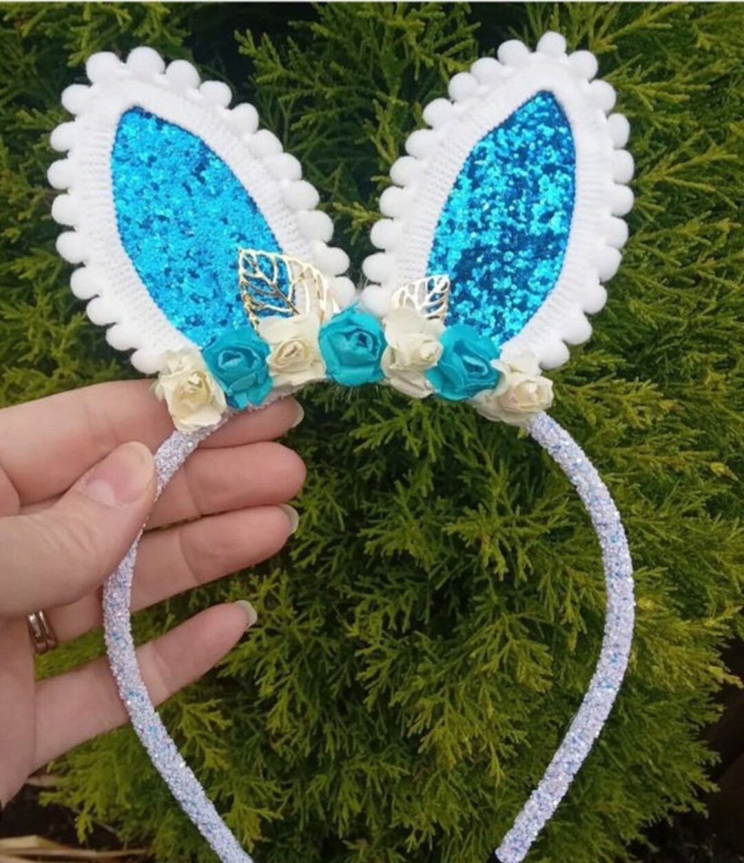 Easter Bunny Ear Headbands - Etsy UK