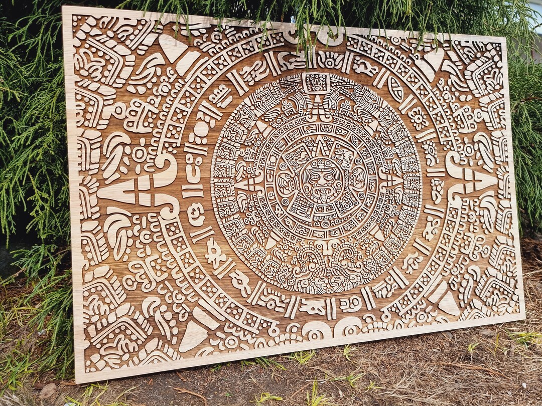 Mayan Calendar 2, Aztec Calendar, Aztec Sun Stone, Aztec Carved Wall ...