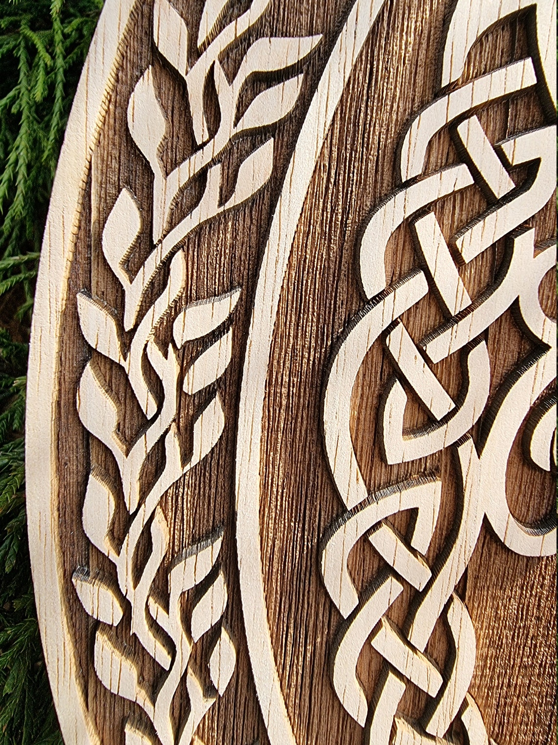 Holz Gebrannt Yggdrasil Lebensbaum Wikinger Mythologie | Etsy