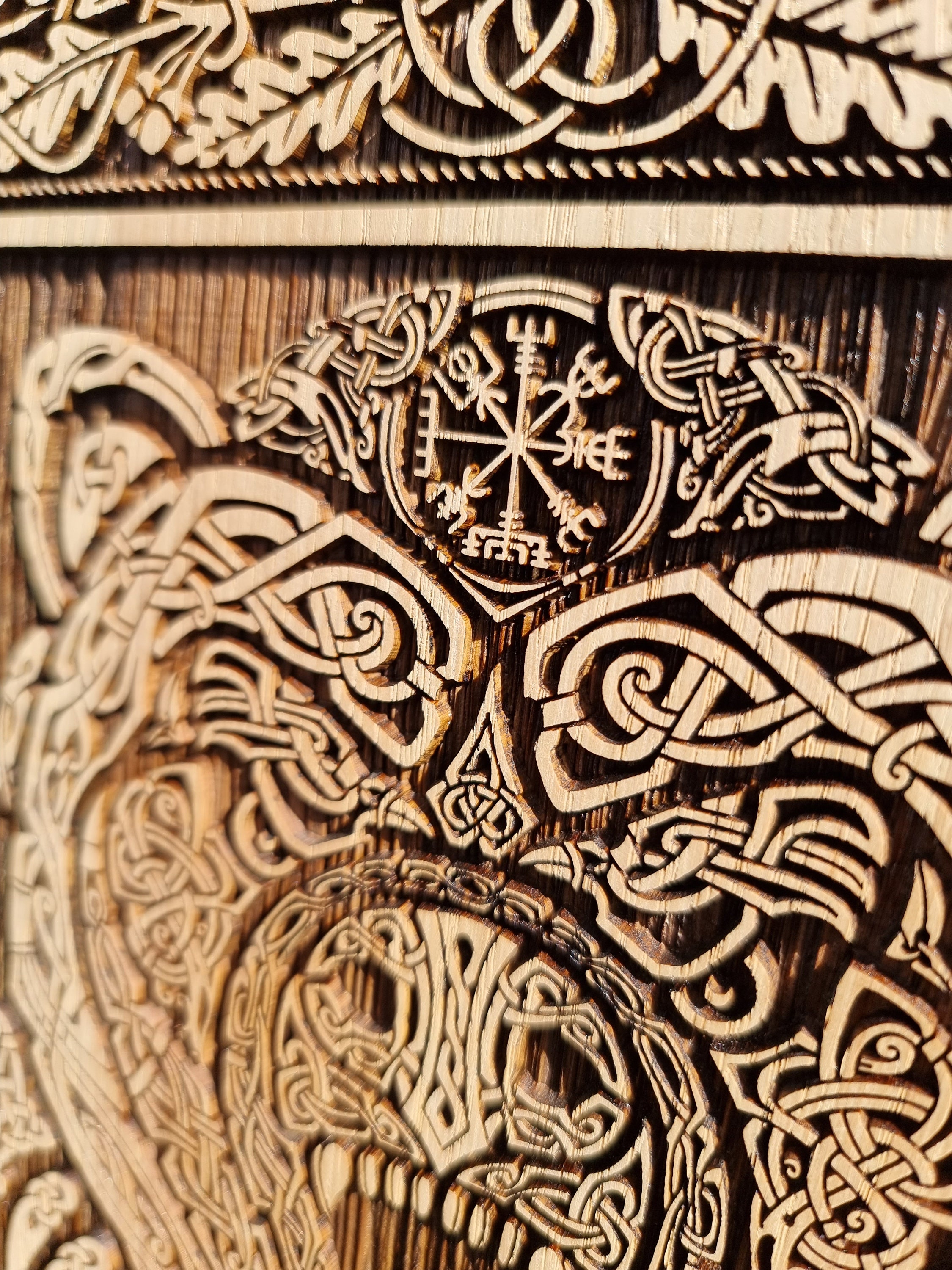 Woodburning Bear Berserker Wall Art Pyrography Odin Art - Etsy