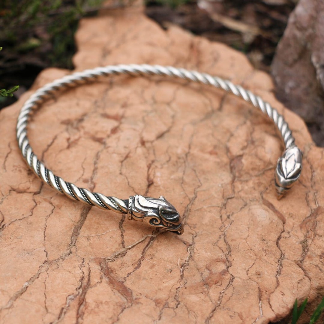 Griffin Massive Silver Torc A Symbol of Power and Majesty - Etsy
