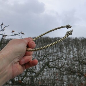 Midgardsormr Viking Torque Brass Necklace Jormungandr Necklace - Etsy