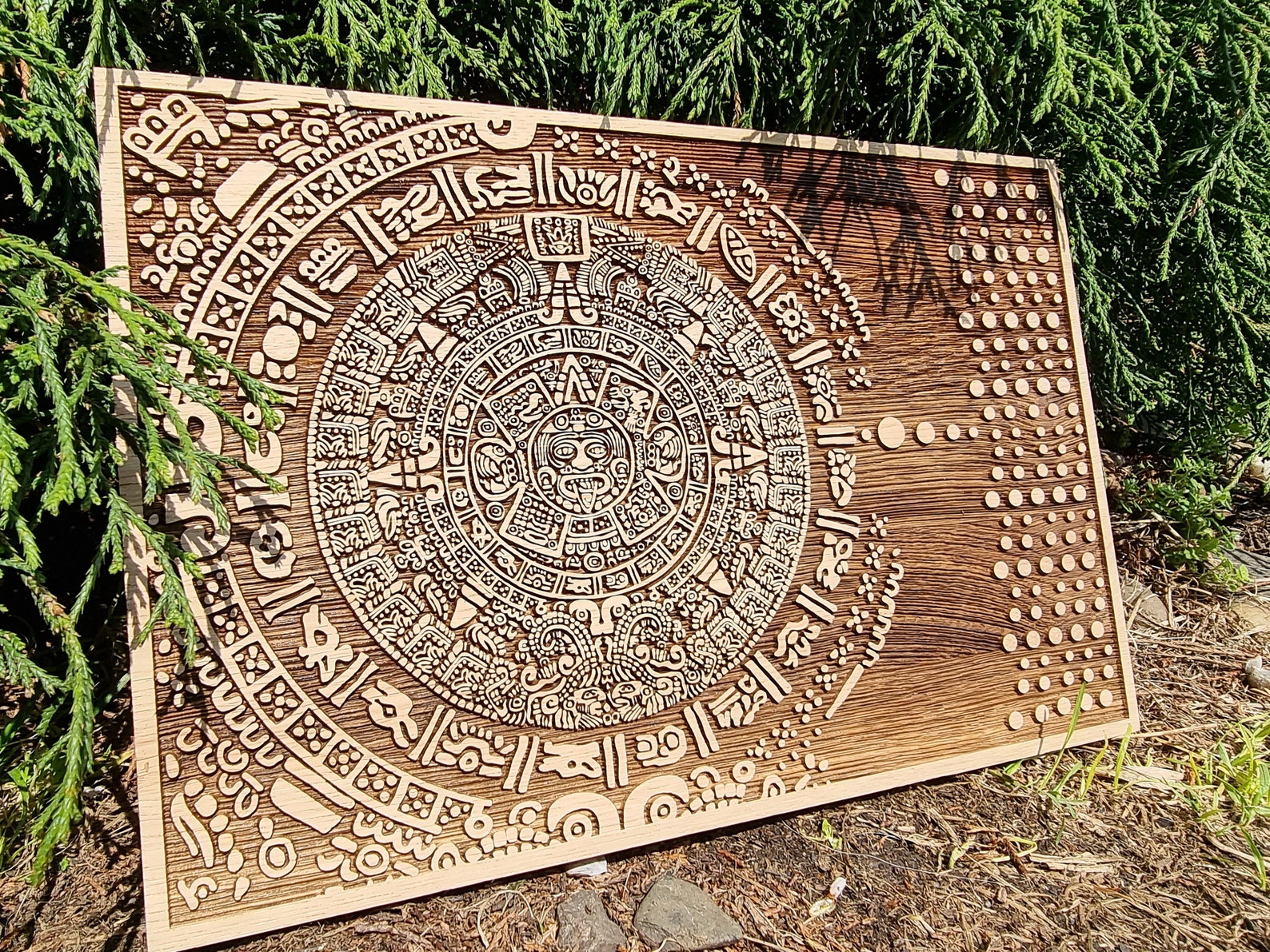 Mayan Calendar Sculpture Aztec Calendar Aztec Sun Stone - Etsy