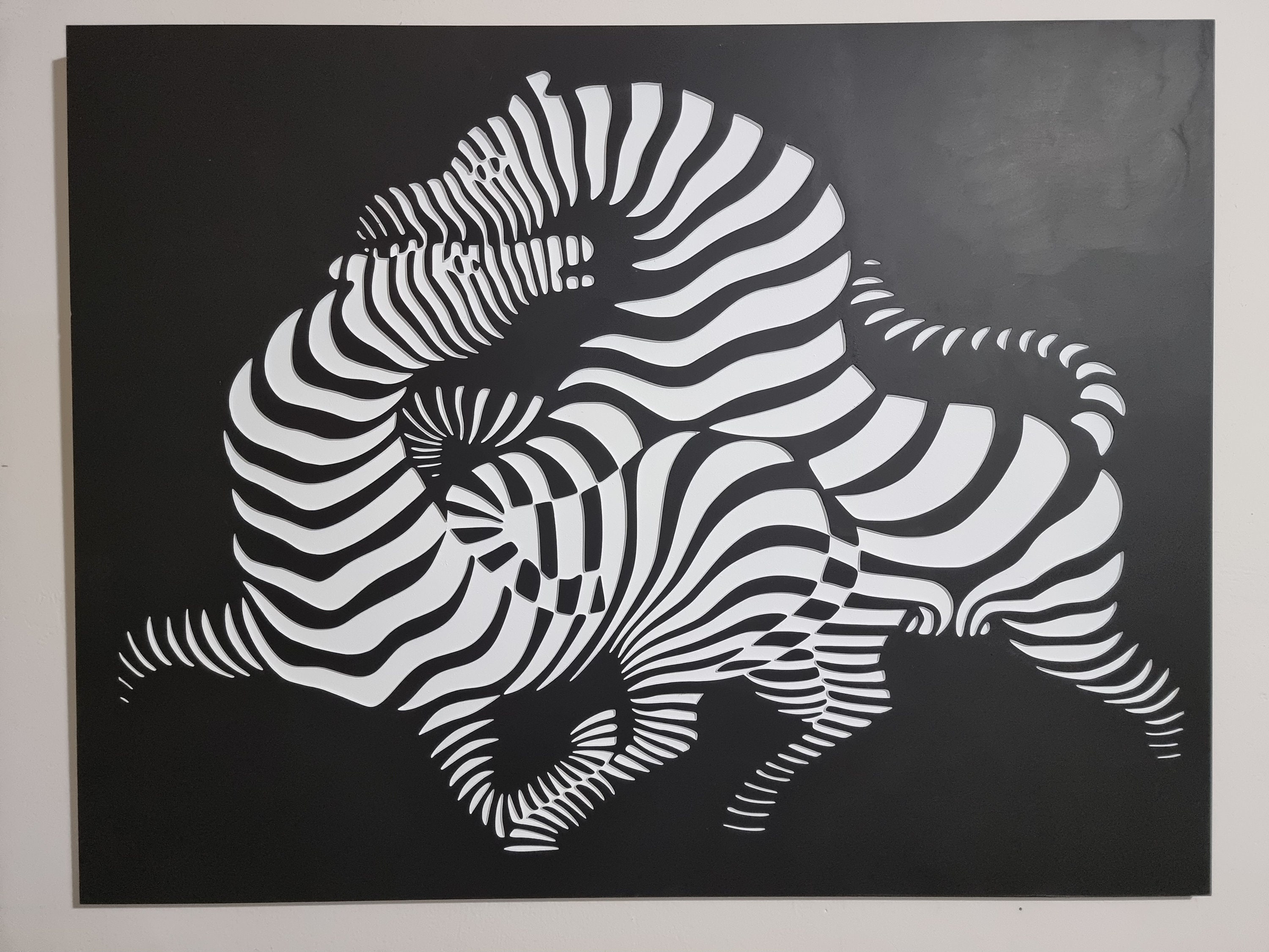 Op Art Victor Vasarely Zebra