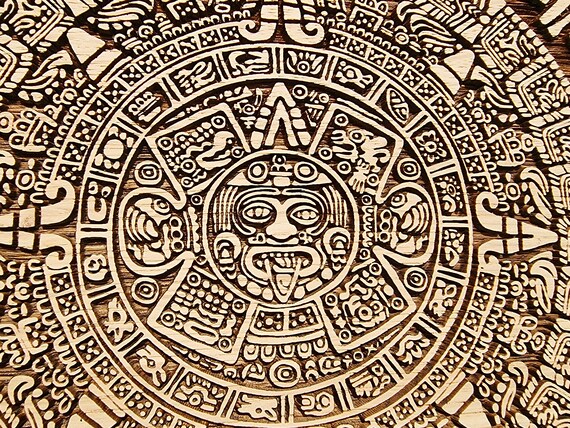 Mayan Sun Wallpaper