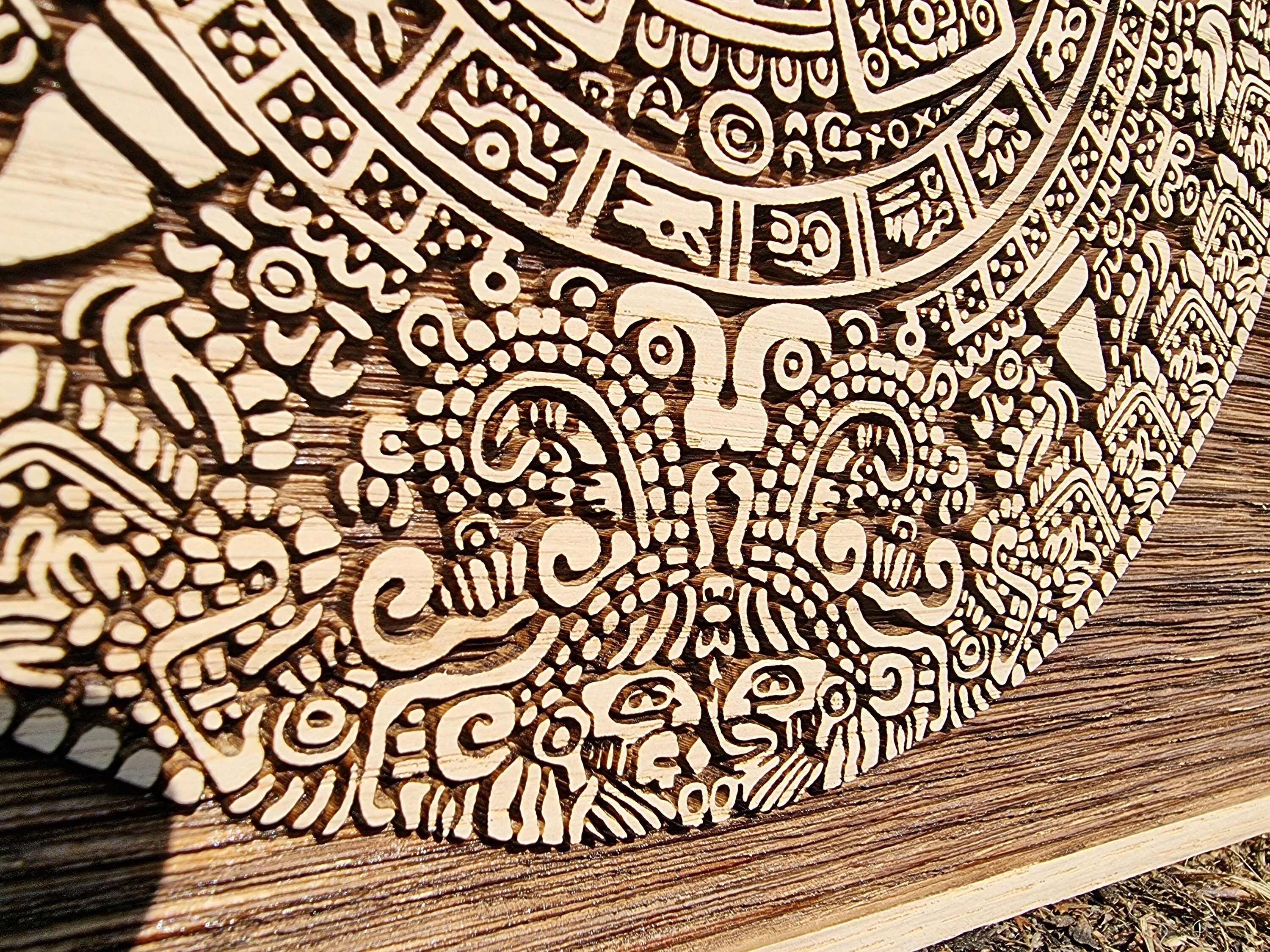 Mayan Calendar Sculpture Aztec Calendar Aztec Sun Stone - Etsy