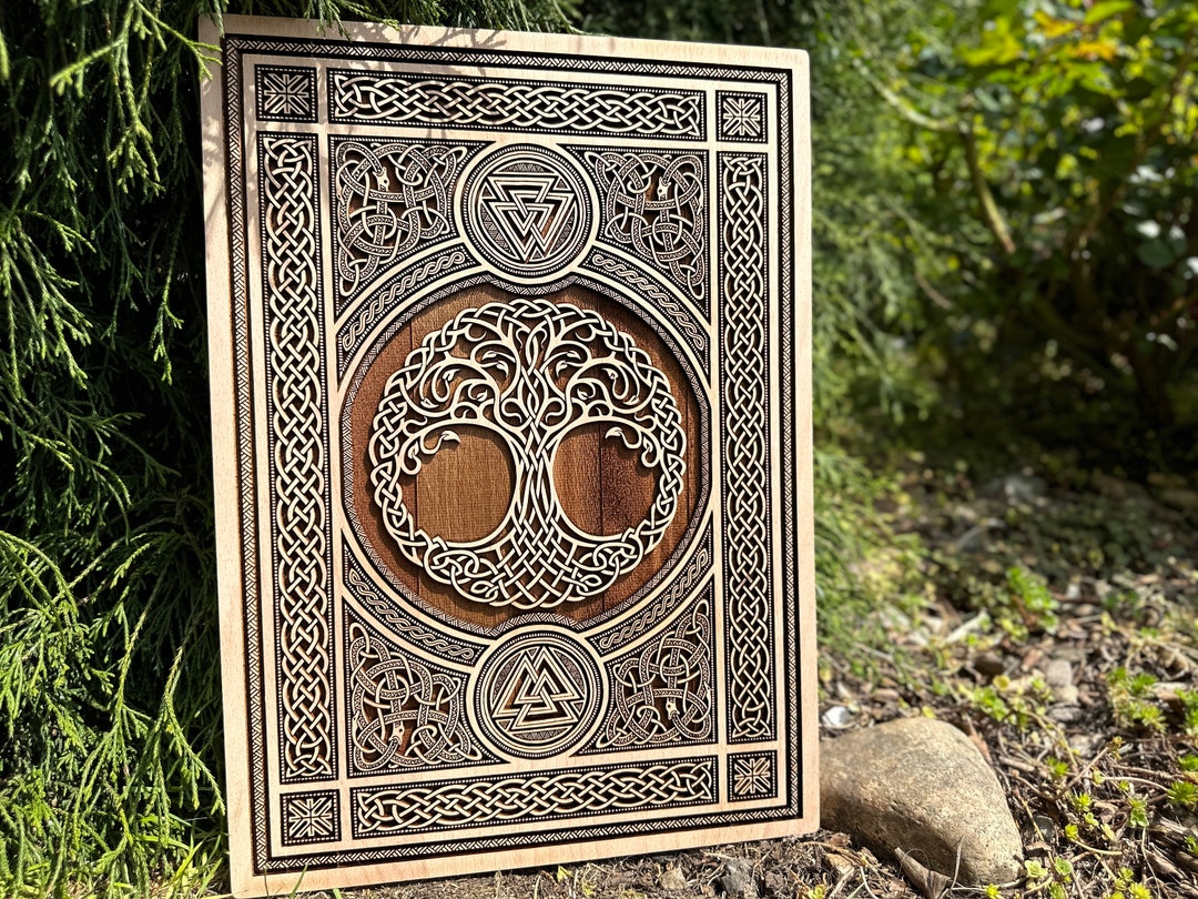 Pagan Tree of Life Yggdrasill World Tree Ultra Detailed Frame Made by ...