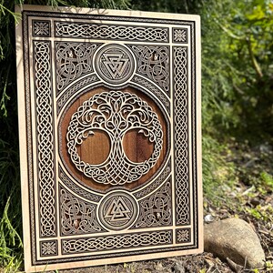 Pagan Tree of Life Yggdrasill World Tree Ultra Detailed Frame Made by ...