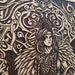 Woodburned Freya Wall Art / Pyrography Picture / Viking Wall Art ...