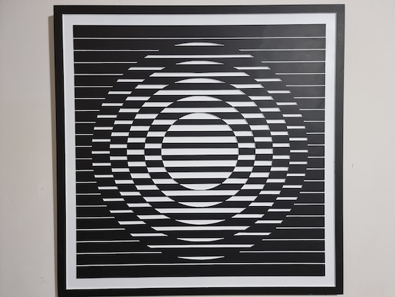 Victor Vasarely Black And White