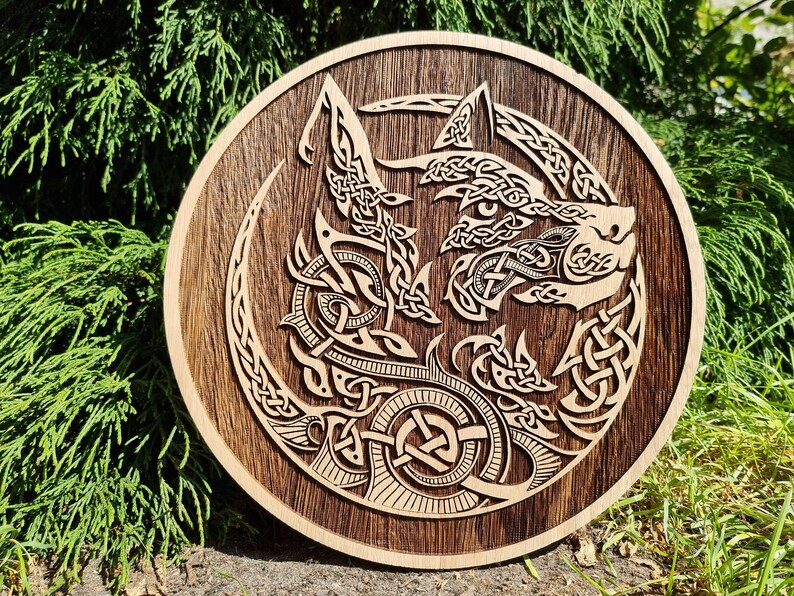 Simple Alpha Wolf Viking Mythology Runes Elder Futhark - Etsy