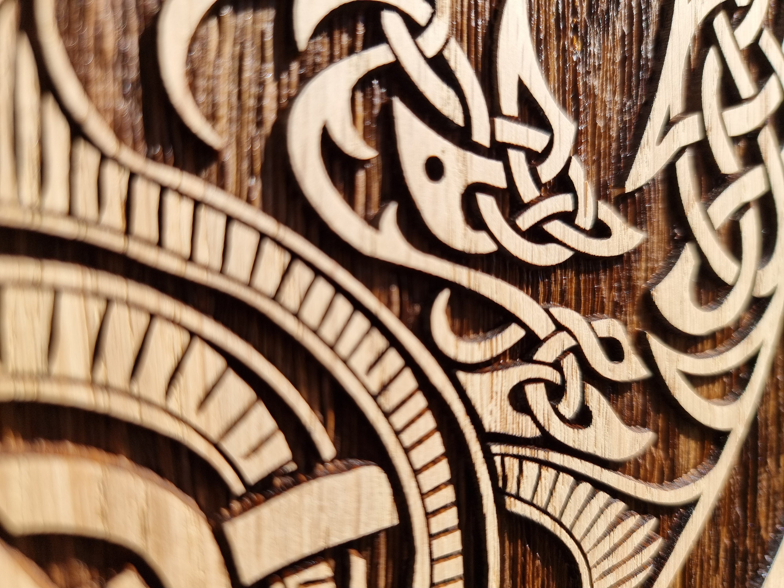 Simple Alpha Wolf Viking Mythology Runes Elder Futhark - Etsy