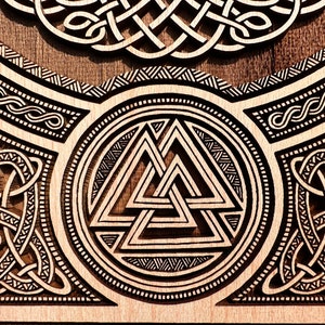 Pagan Tree of Life Yggdrasill World Tree Ultra Detailed Frame Made by ...