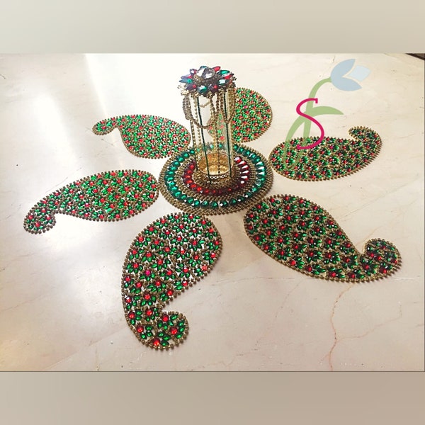 Kundan Rangoli - Etsy