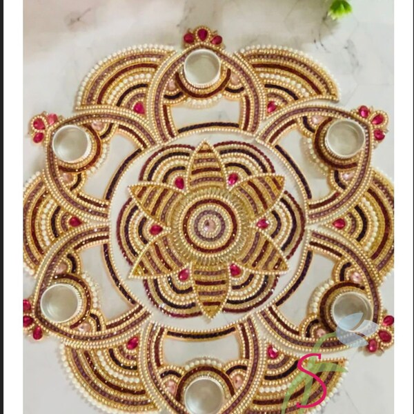 Kundan Rangoli - Etsy