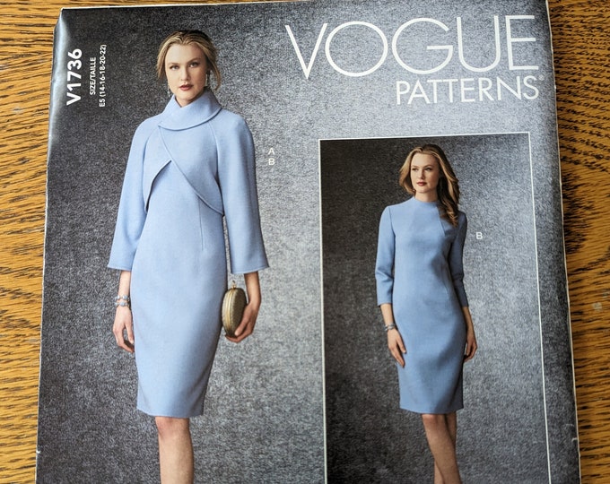 Melania Trump Inauguration Dress Pattern / Vogue V1736 / Presidents ...