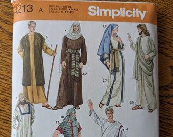 Sewing Pattern for Adult Costumes, Biblical Costume, Toga, Halloween ...