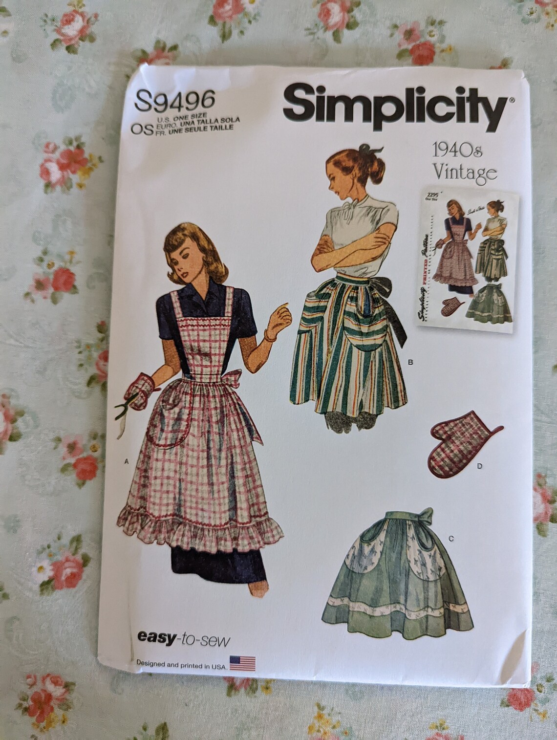 Simplicity S9496 1940s Vintage Pattern (new) - Etsy