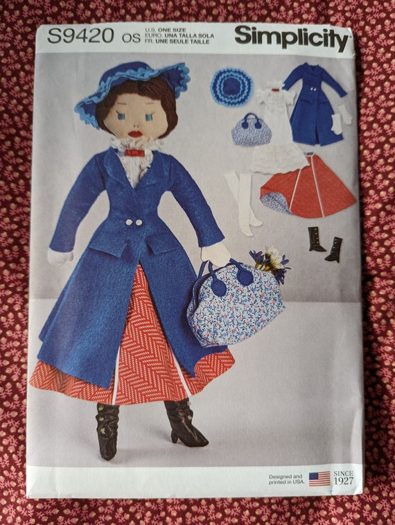 Mary Poppins Doll Pattern - Etsy