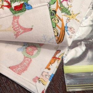 Christmas Cloth Napkins/ Grinch Cloth Napkins/ How the Grinch Stole ...