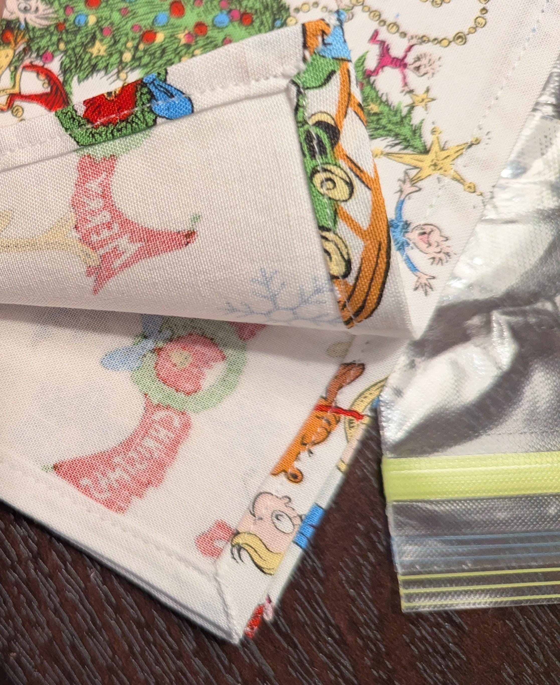 Christmas Cloth Napkins/ Grinch Cloth Napkins/ How the Grinch Stole ...